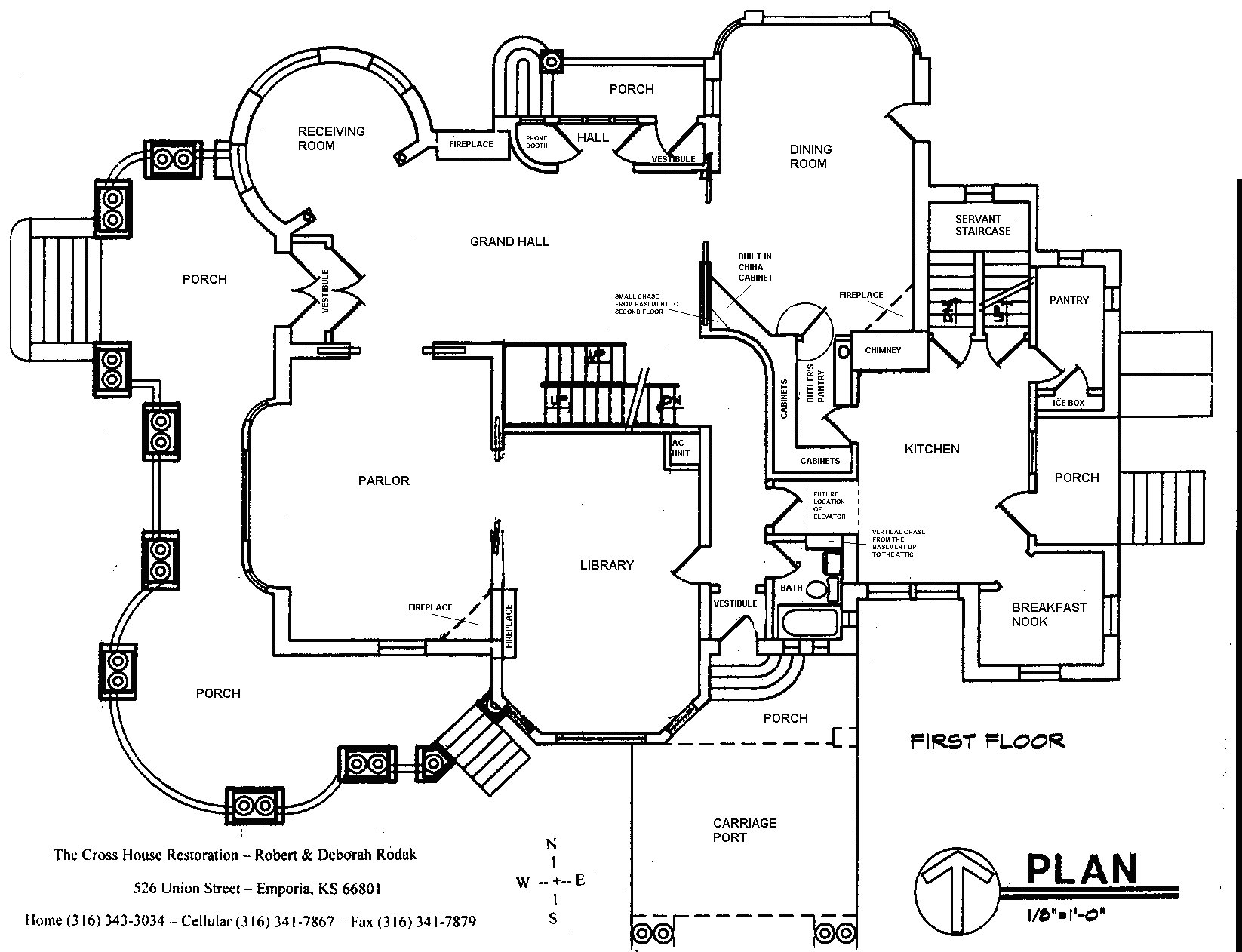 Blueprint-First Floor – Dr. Roy Harris